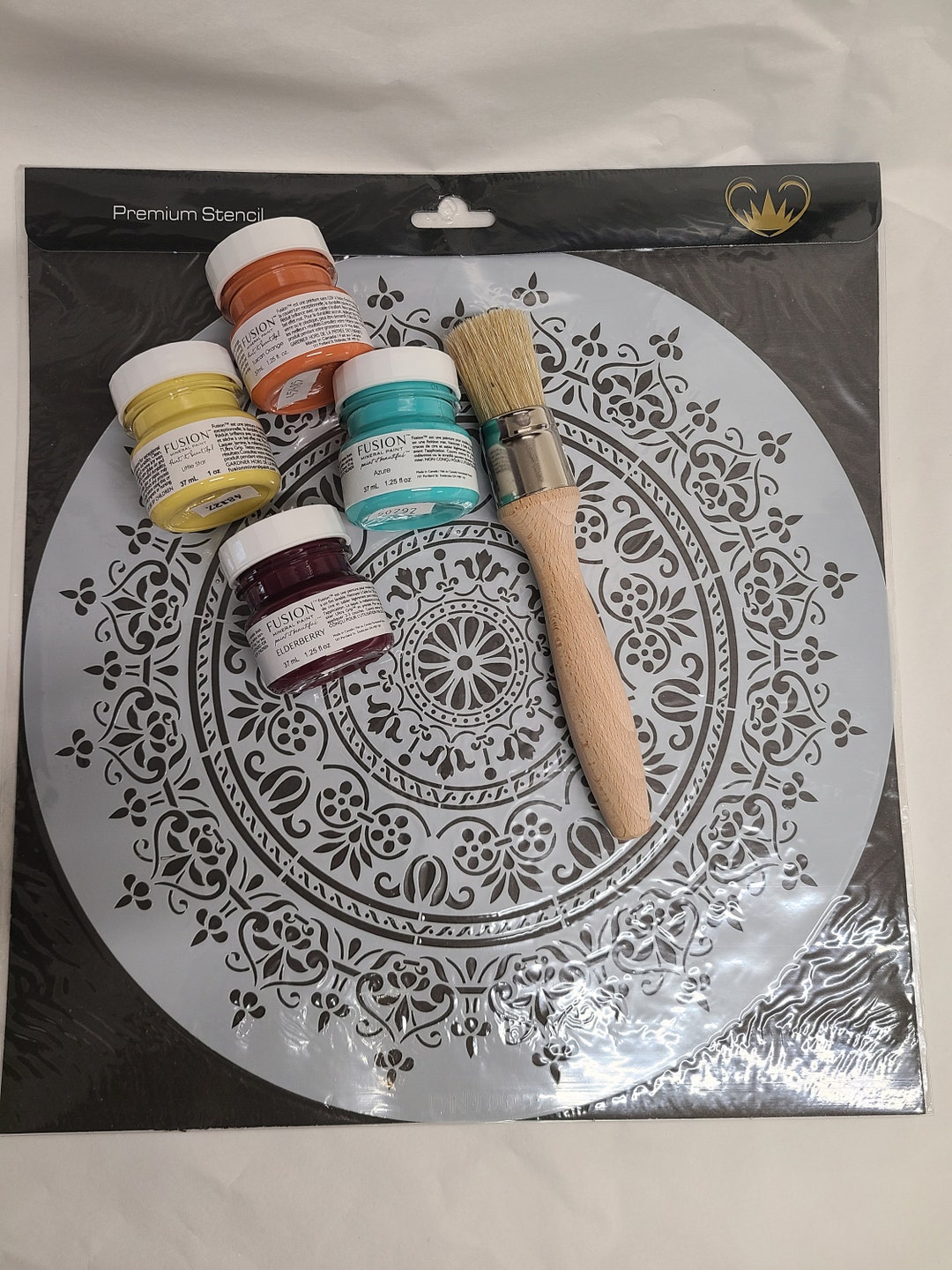 Stencil Bundle Posh Chalk Stencil Fusion Mineral Paint Posh - Etsy