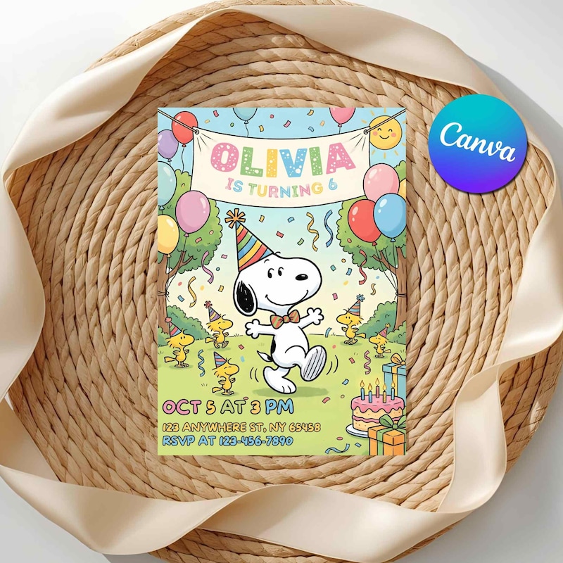 The Peanuts Birthday Card - Etsy