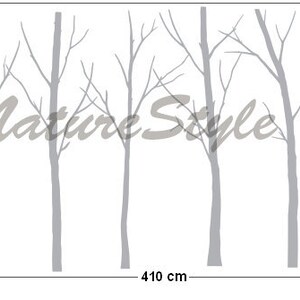 Winter Wall Decal Trees Children Nursery Wall Sticker Baby - Etsy