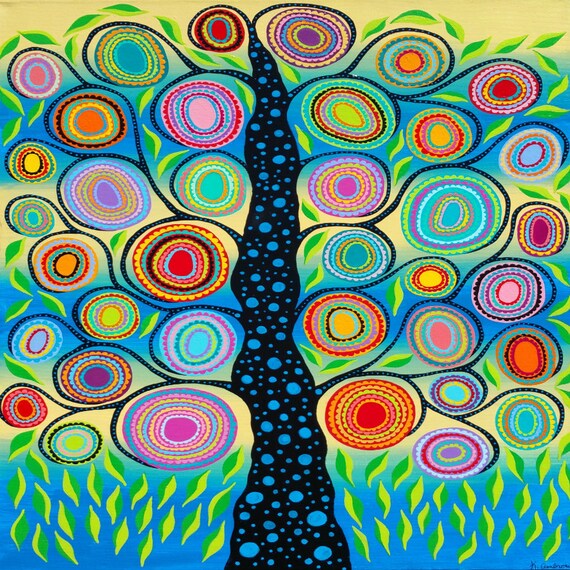 Kerri Ambrosino Mexican Folk Art diy Pillows Tree | Etsy