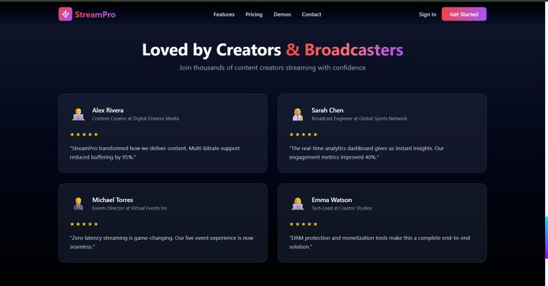 Video Streaming Saas Template | Next.js React Tailwind CSS Starter Kit - Etsy