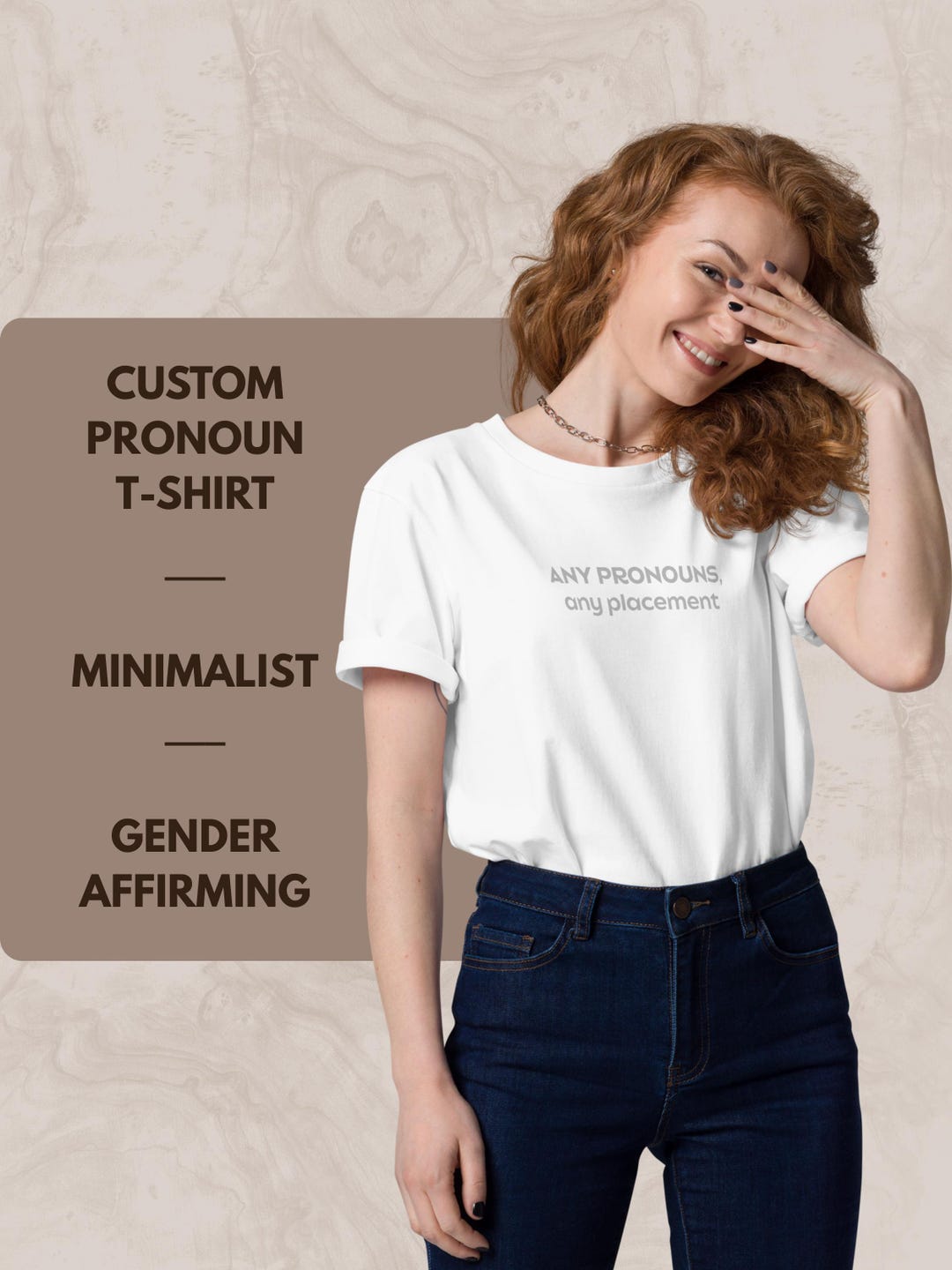 Custom Pronoun T-shirt • Personalized Pronouns Tee • Inclusive Unisex ...