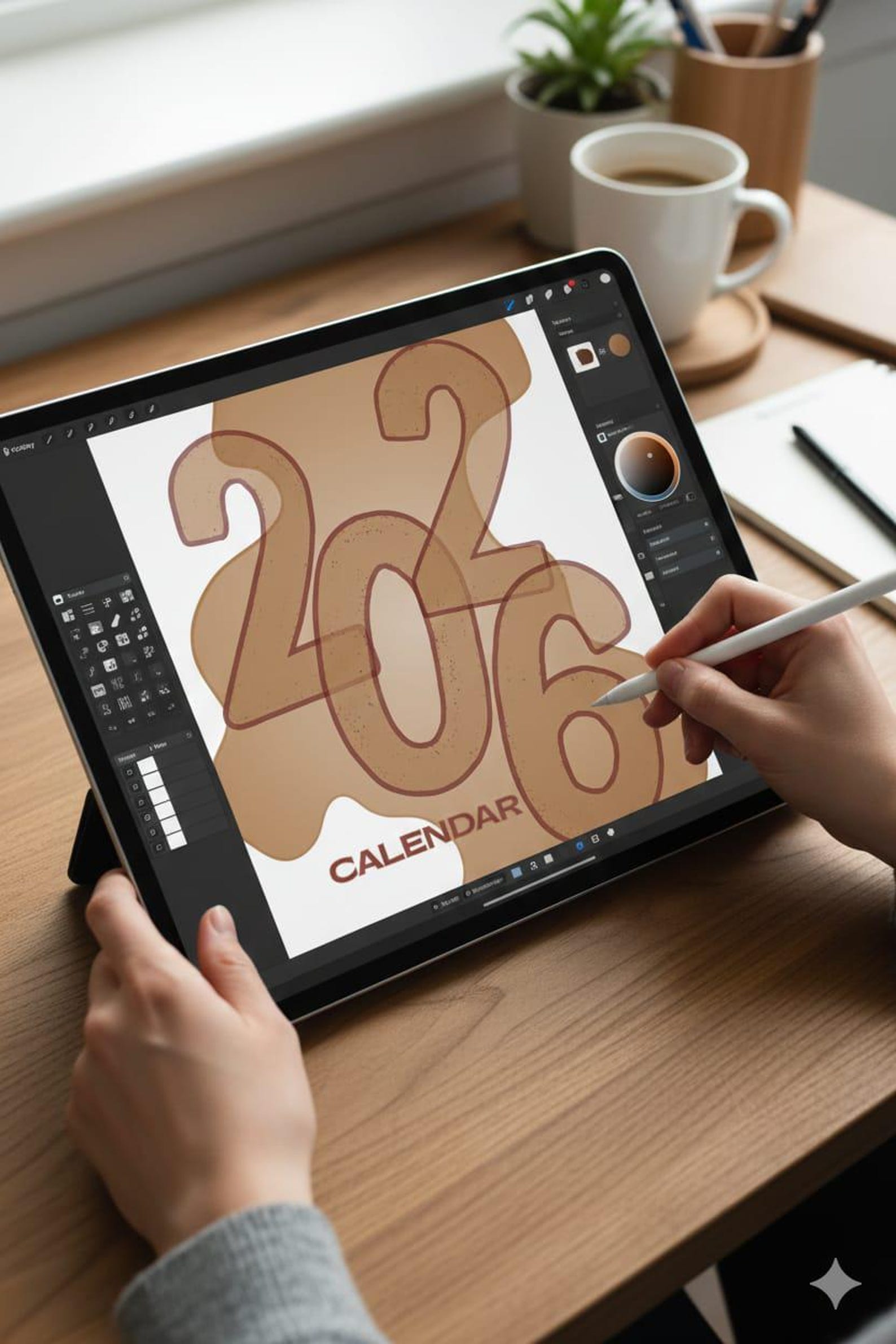 2026 Printable Calendar Instant Download | Digital Minimalist Monthly ...