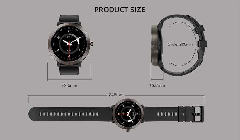 Smartwatch With Custom Engraving: Fitness GPS Watch | 5ATM Waterproof ...