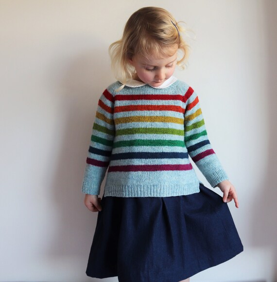 Roundabout Sweater Knitting Pattern PDF Sizes 6m 10 Yrs - Etsy