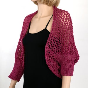 Shoulders Cover up Knitted Bolero Shrug Pattern PDF Vest Pattern ...