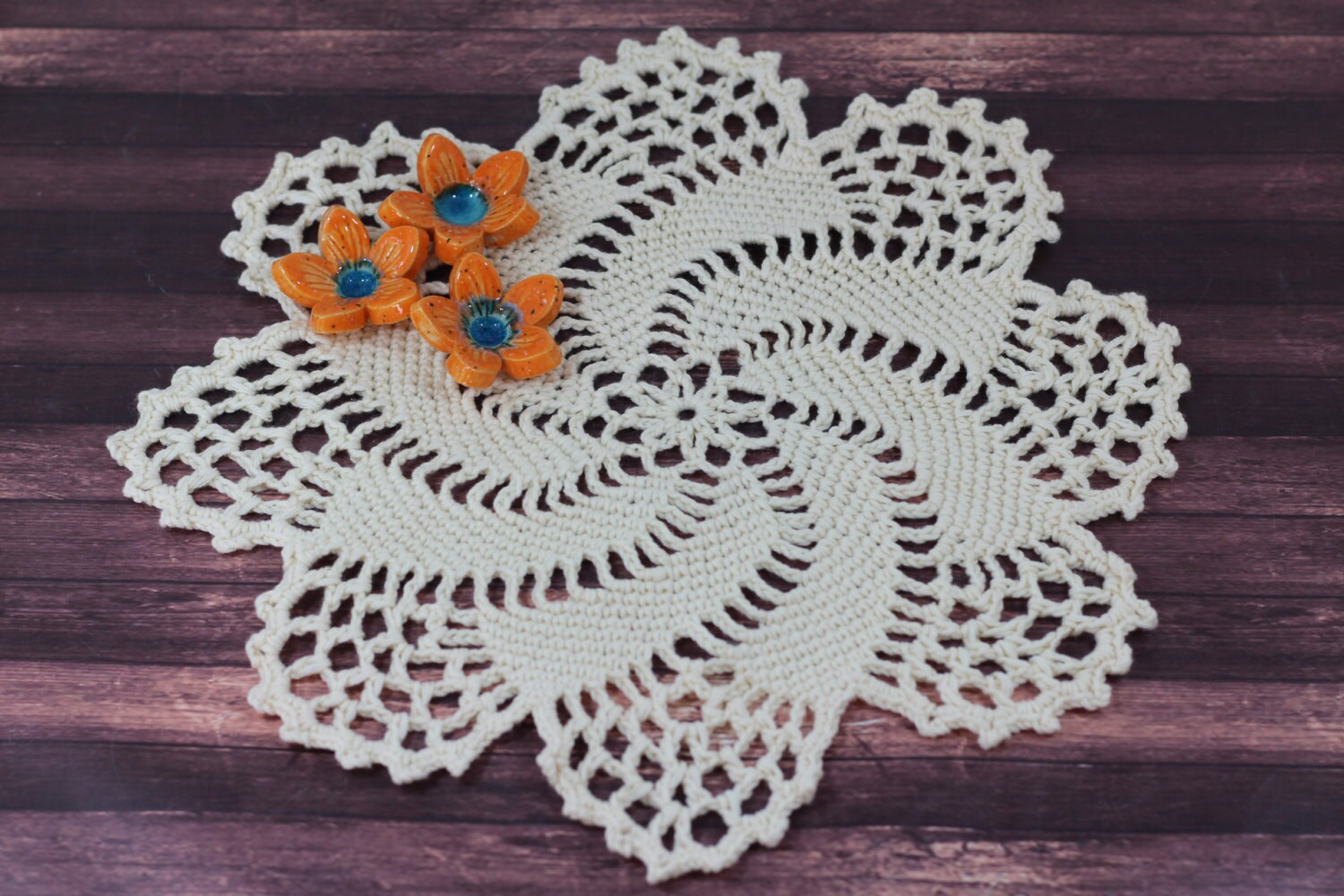 Crochet Round Doily Pattern PDF Tutorial Vintage - Etsy