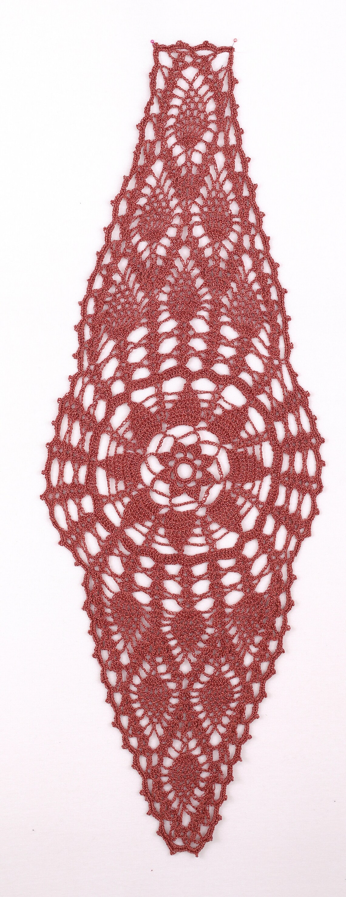 Crochet Pattern Pineapple Oval Runner Pattern Crochet Table - Etsy