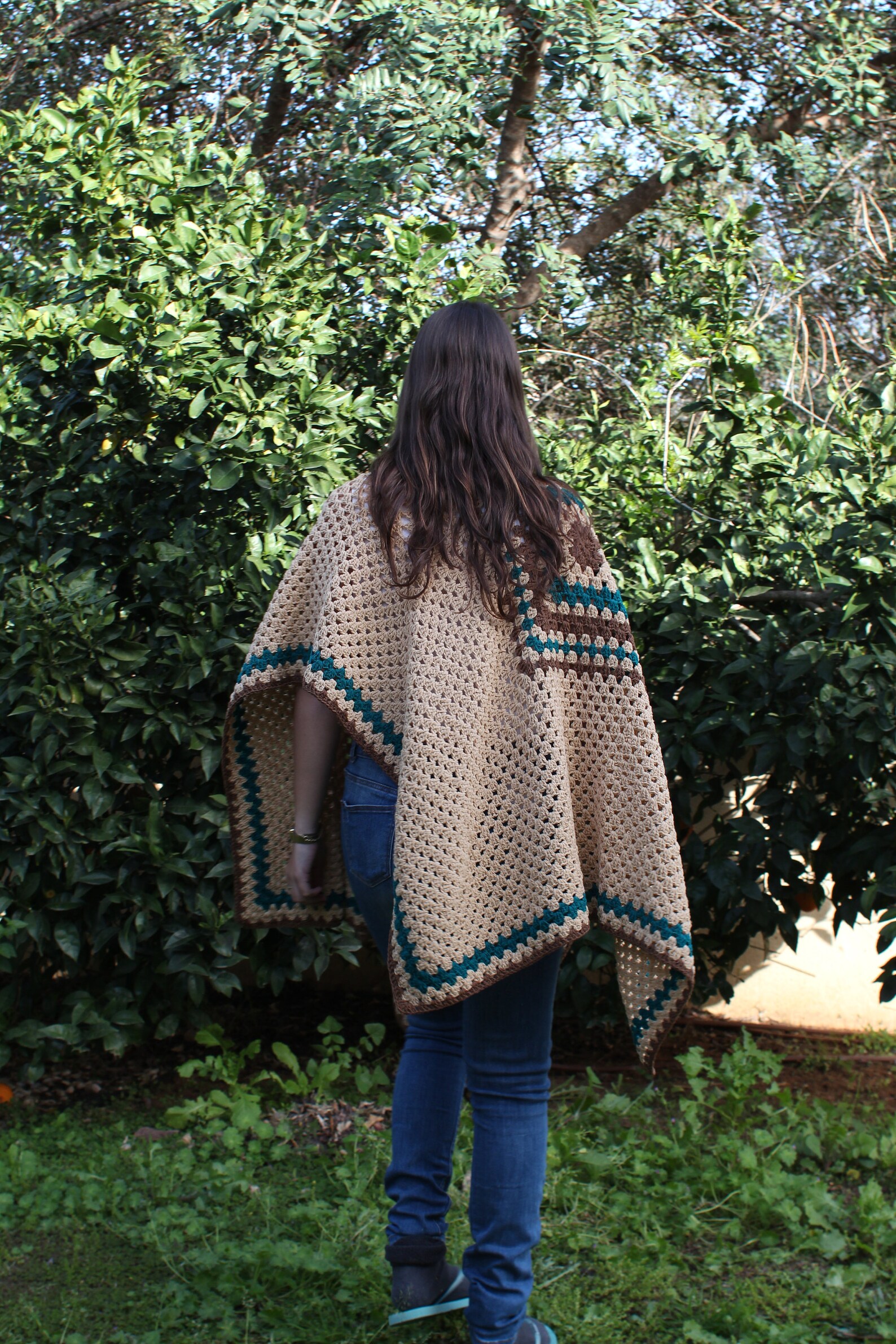 Crochet Poncho Pattern Indian Poncho PDF Crochet Pattern - Etsy