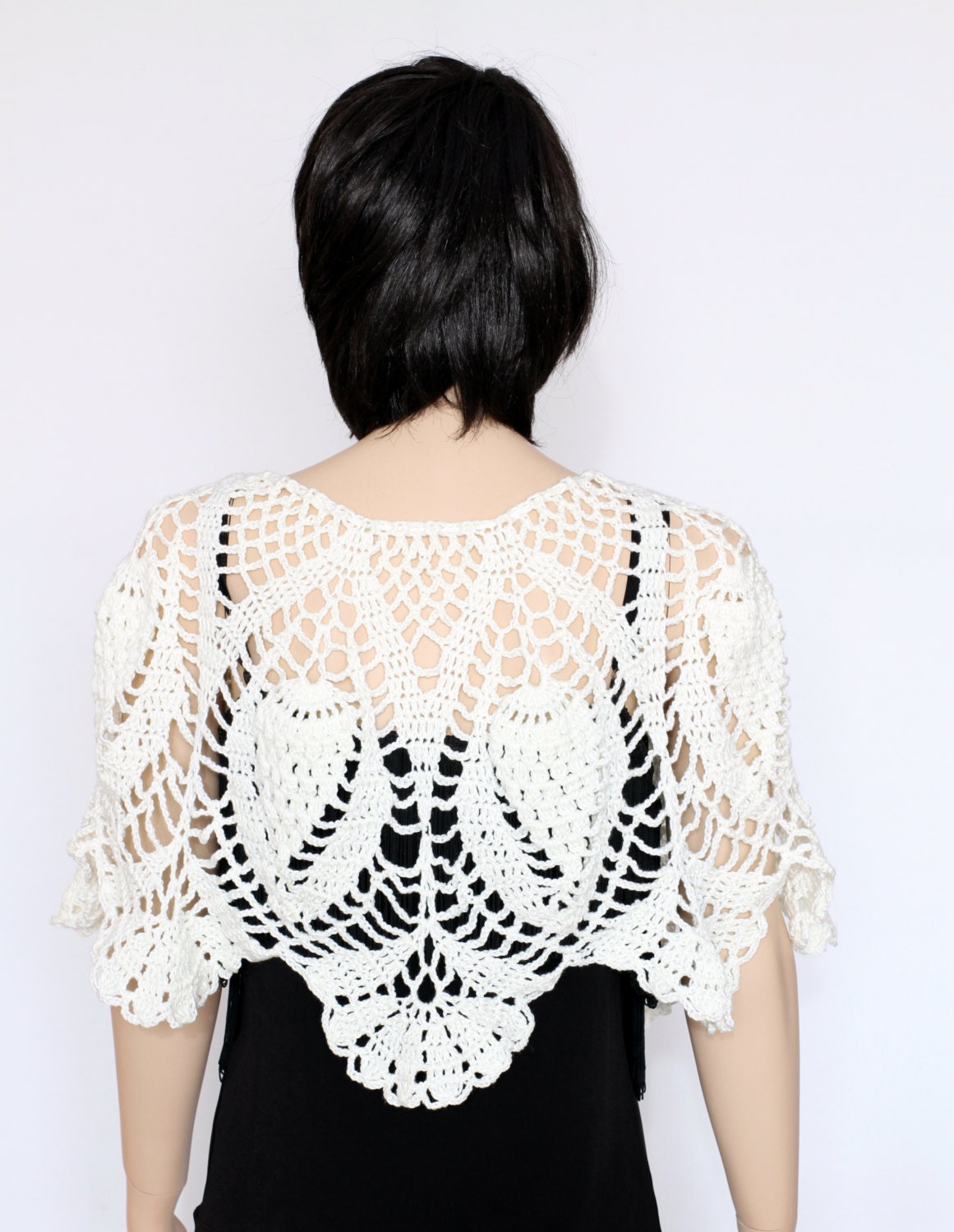 Crochet Shawlette Pattern Shoulder Shawl Pattern Pattern PDF - Etsy