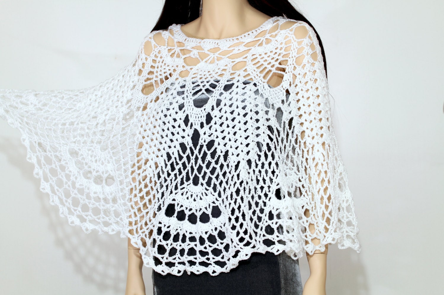 Cape Pattern Wedding Poncho Shawl Pattern Shawl Poncho Crochet - Etsy