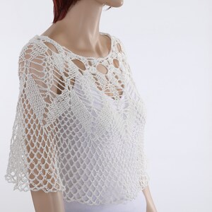 Lacy Pelerine Pattern Wedding Shawlette Shoulder Shawl Lace Shawlette ...