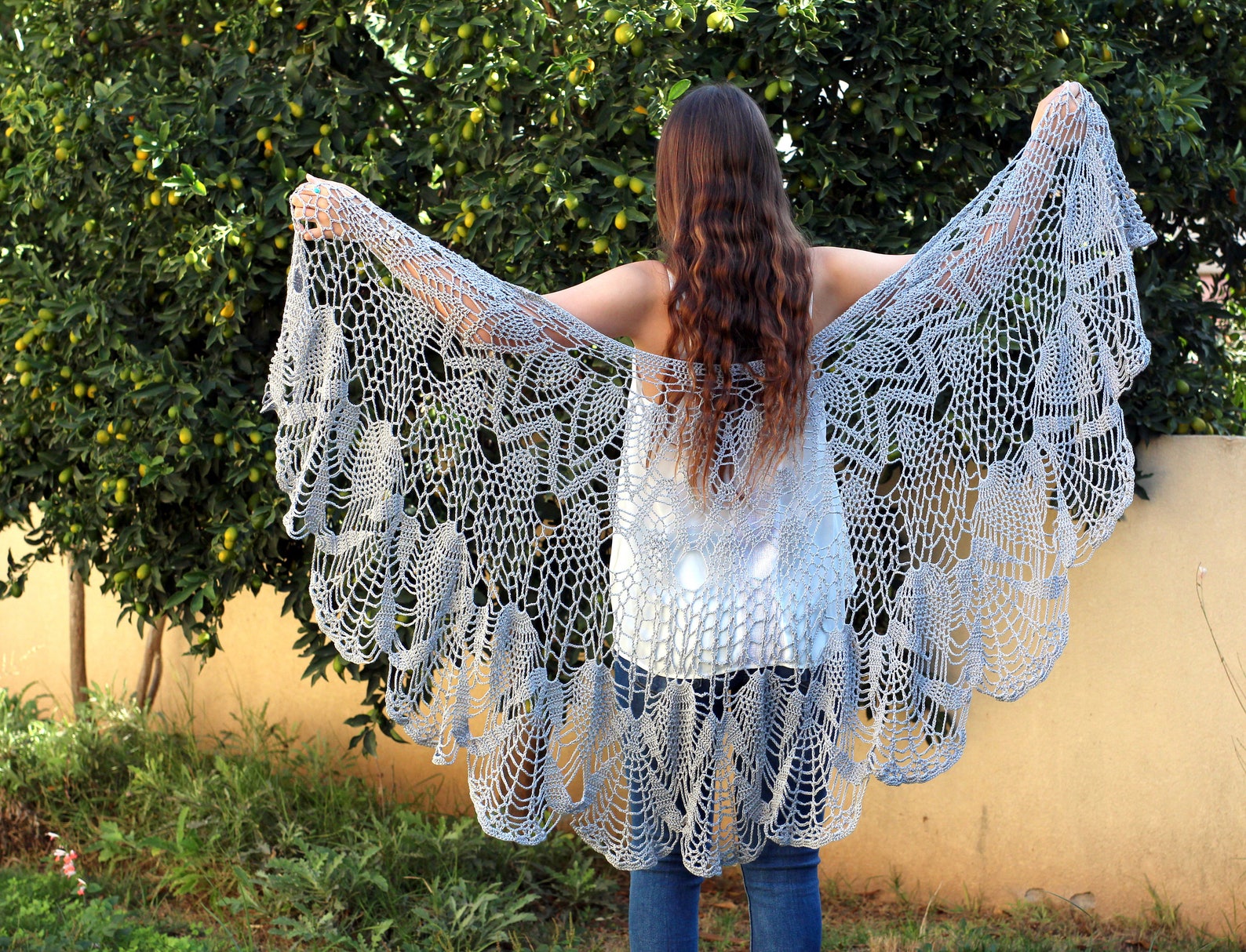Extra-large Shawl Crochet Shawl Pattern Wedding Shawl Wrap Shawls ...