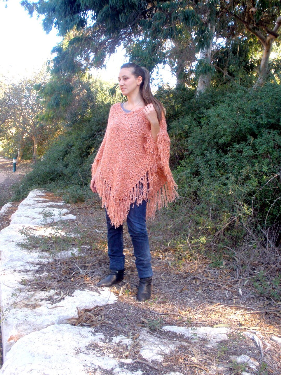 Women Poncho Pattern Instant Download Winter Poncho Cape Pattern ...