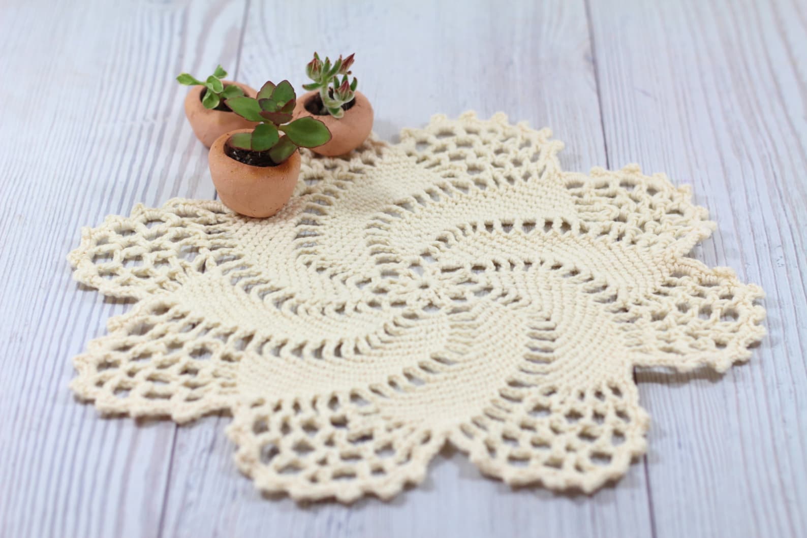 Crochet Round Doily Pattern PDF Tutorial Vintage - Etsy