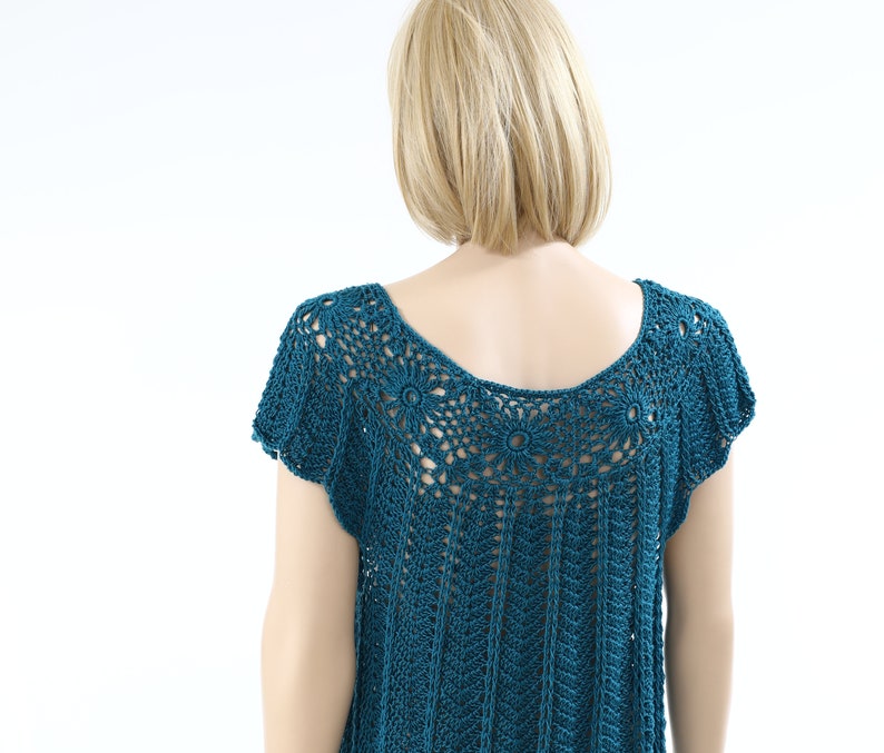 Dress Crochet Pattern Dress Cover-up Women's Evening Dress Summer Dress ...