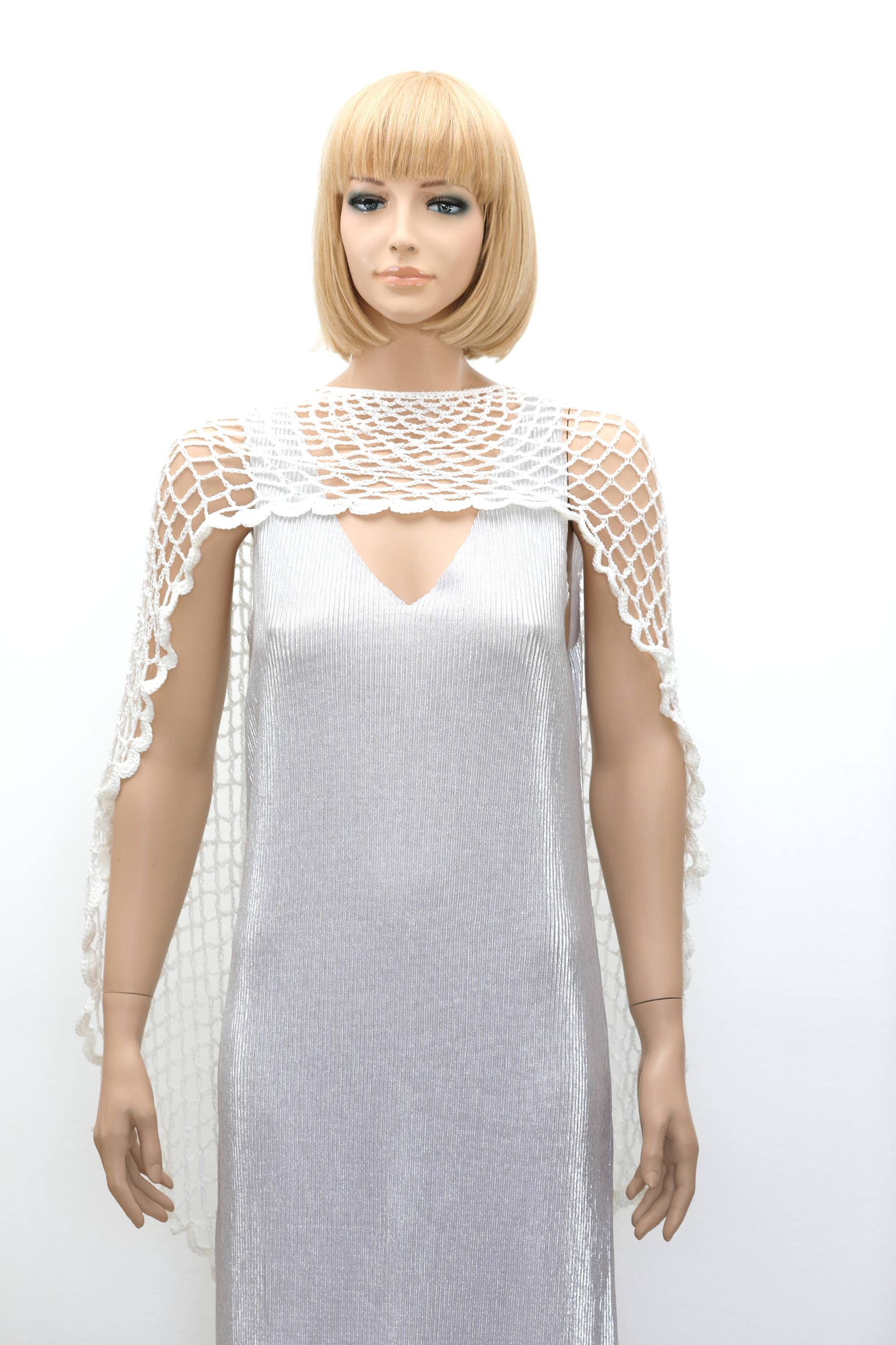 Wedding Shawl Pattern Cape Capelet Pattern Summer Poncho | Etsy