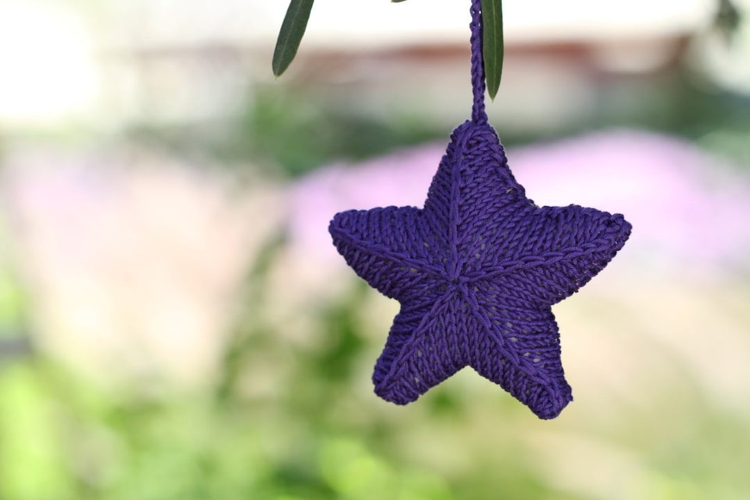 Christmas Ornaments KNITTED "starfish" Ornament PDF PATTERN - Etsy
