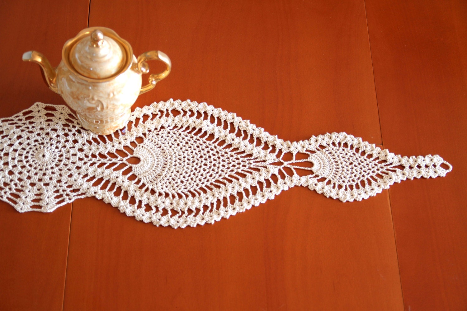 Crochet Table Runner PDF Vintage Table Runner Pattern Table - Etsy