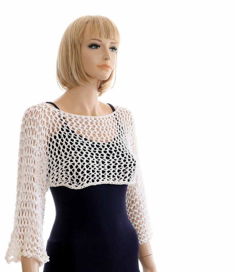 Knitted Bolero Knit Cropped Shrug Pattern Shrug Top Pattern - Etsy