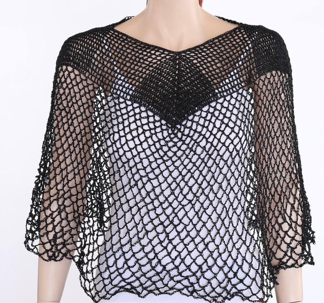 Shoulder Shawl Lace Shawlette Shoulder Cover UP Caplet Pattern Cape ...