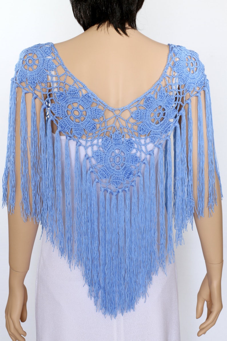 Crochet Pelerine Pattern Fringe Poncho PDF Rustic Poncho - Etsy Israel