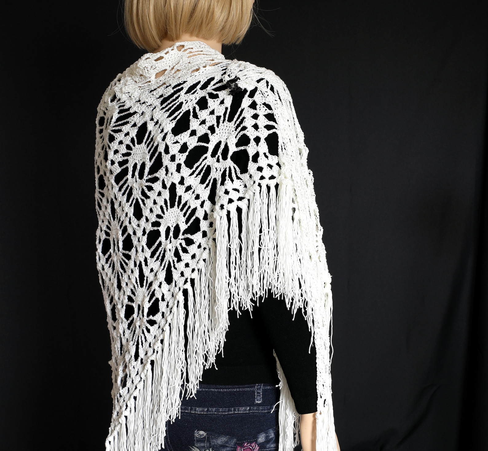 Skull Shawl Lost Souls Shawl Halloween Accessory Skull Motif - Etsy