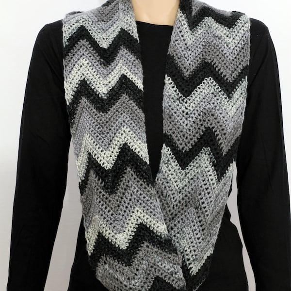Chevron Infinity Scarf - Etsy