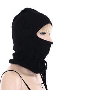 Ski Mask Patterns Hand Knit Winter Cap Tutorial Knitted Winter Cap ...