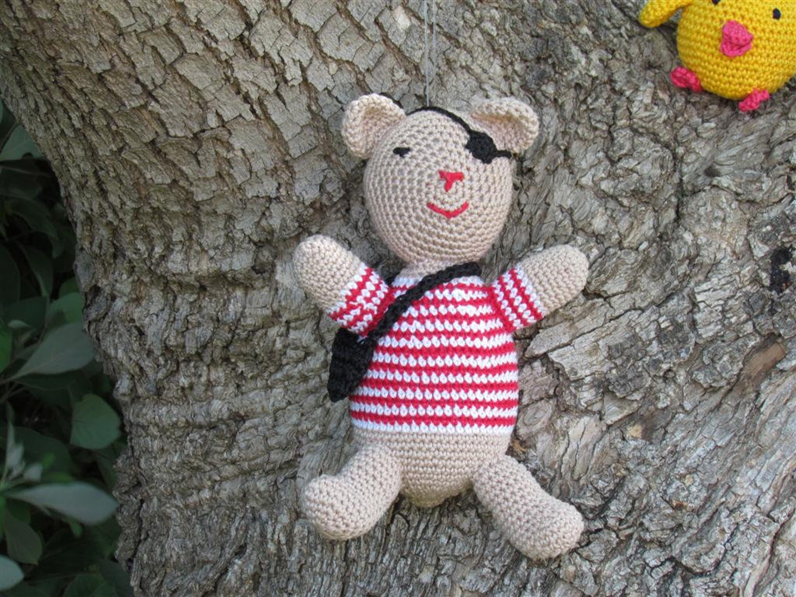 Captain Pirate Teddy Bear Pirate Captain Pattern Pirate | Etsy