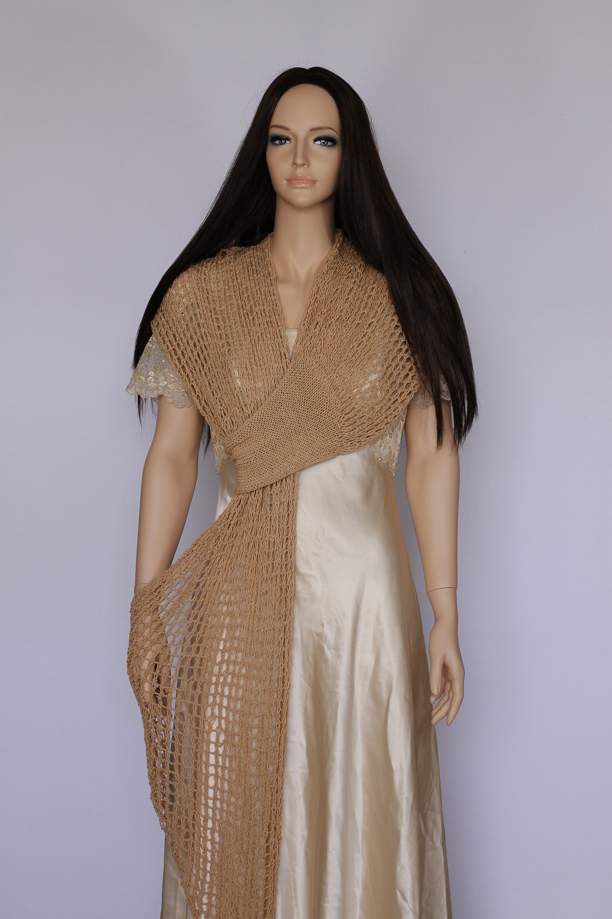 Hand Knitting Knit Scarf Pattern Knit Wrap Knitting Pattern | Etsy UK