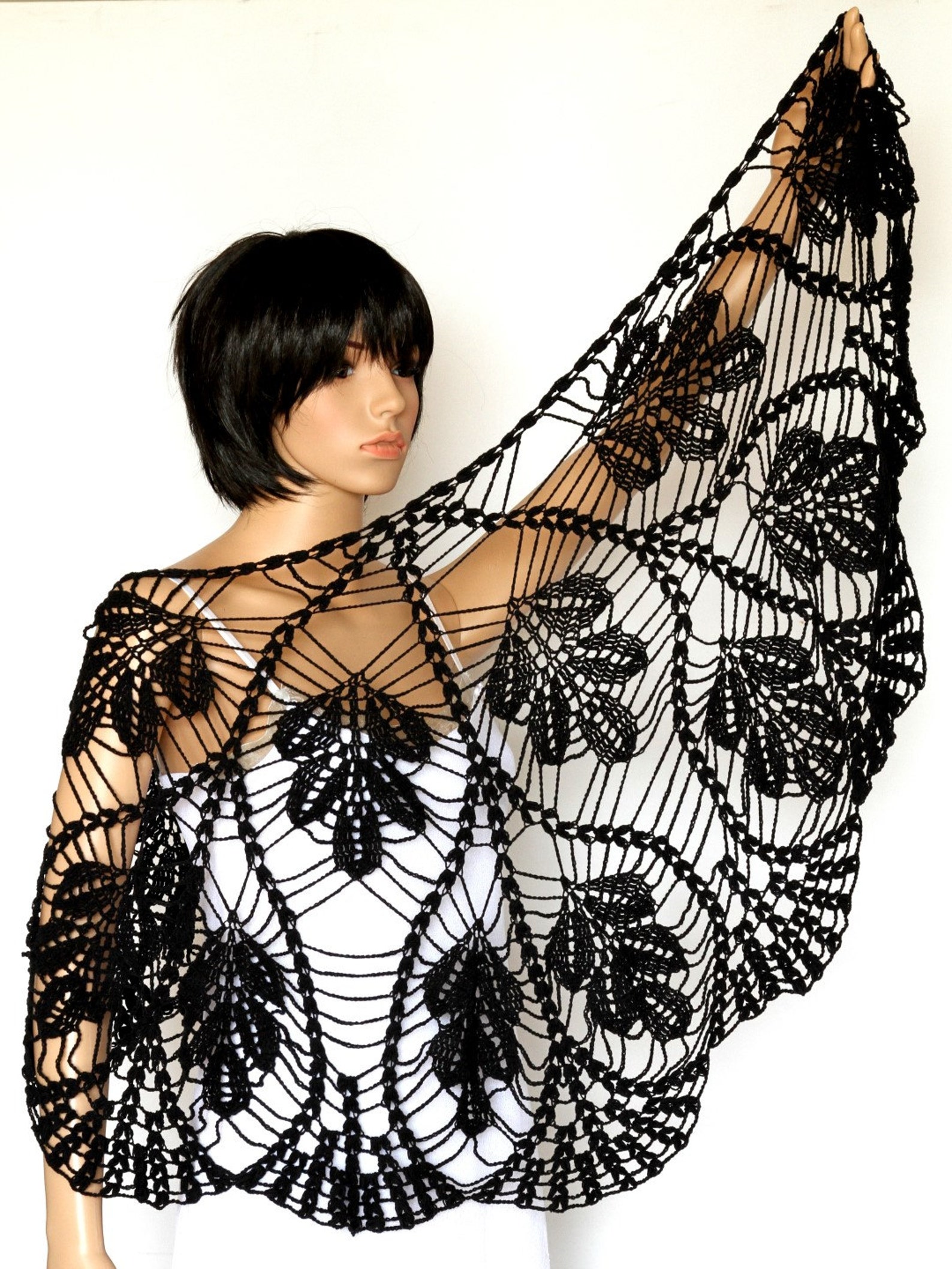 Crochet Shawl Pattern Digital Download Crochet DIY Crochet - Etsy