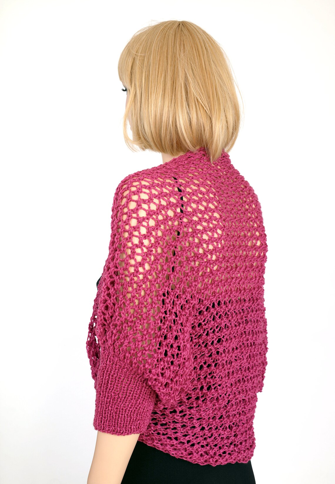 Shoulders Cover up Knitted Bolero Shrug Pattern PDF Vest - Etsy