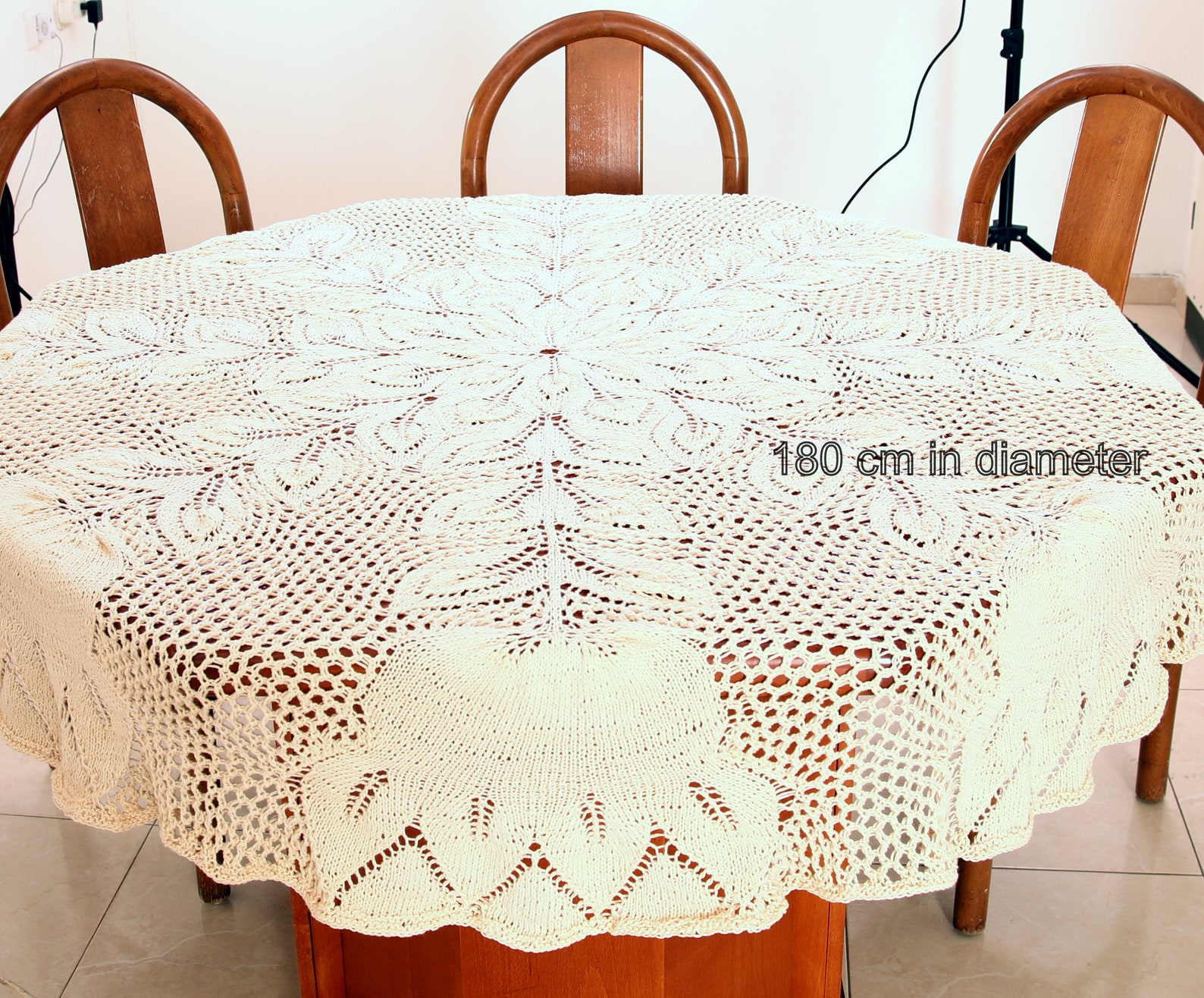 Round Tablecloth Extra Large Tablecloth Pattern Handmade Home - Etsy