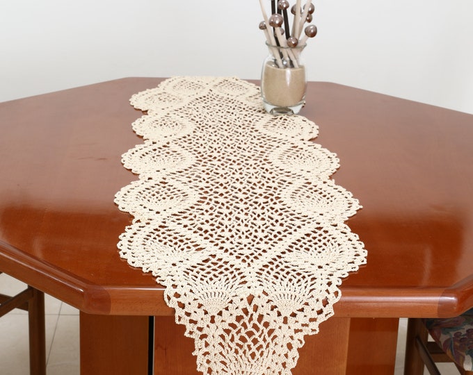 White Crochet Doily, Table Runner, Home Decor, Mother's Day Gift - Etsy