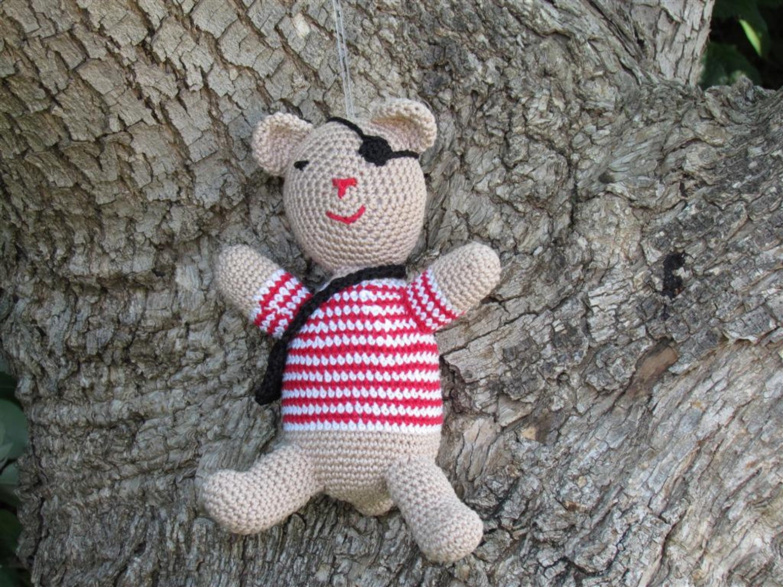 Captain Pirate Teddy Bear Pirate Captain Pattern Pirate | Etsy