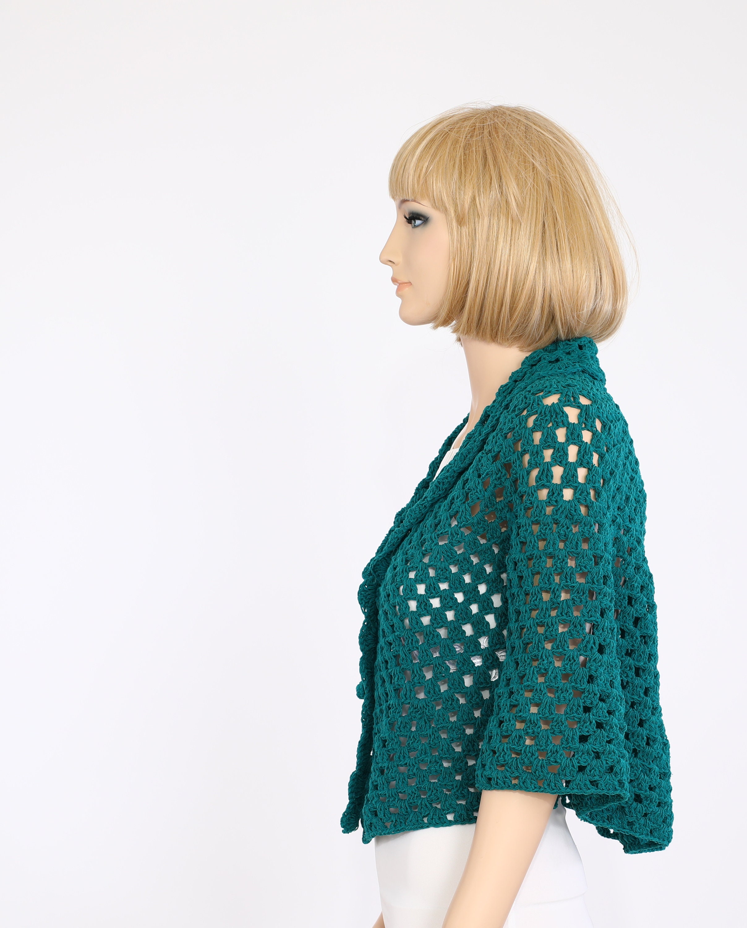 Crochet Capelet Pattern PDF, Easy Crochet Cape Tutorial, Lace Pelerine ...