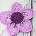 FLOWER MOTIF Crochet Flower Pin Crochet Flower Brooch Pattern PDF - Etsy