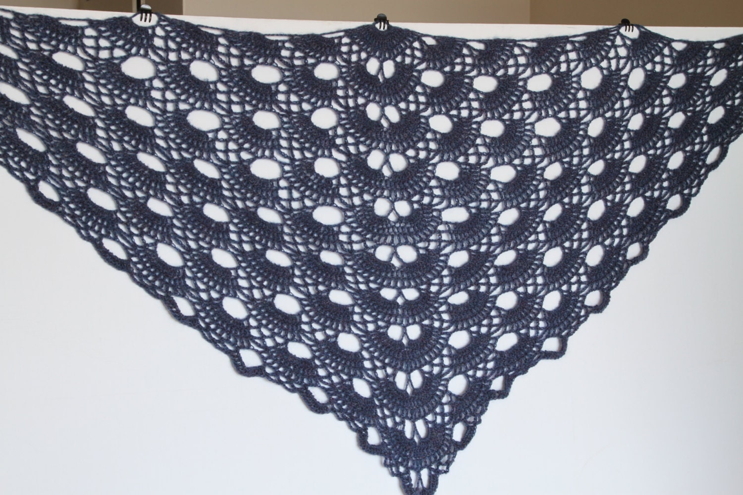 Triangular Crocheted Lace PDF Pattern Fashionable Lace Shawl - Etsy Canada