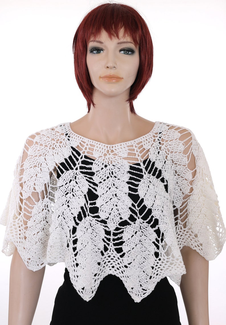 Wedding Shoulder Cover UP Caplet Pattern Cape Crochet Pattern Lacy ...