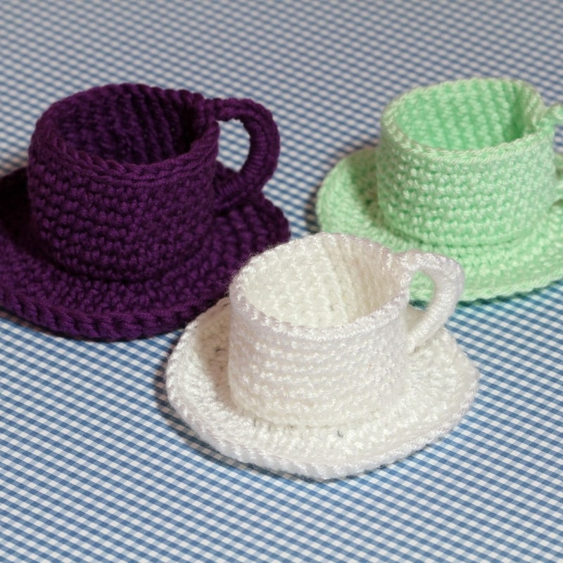 Crochet Tea Cup - Etsy