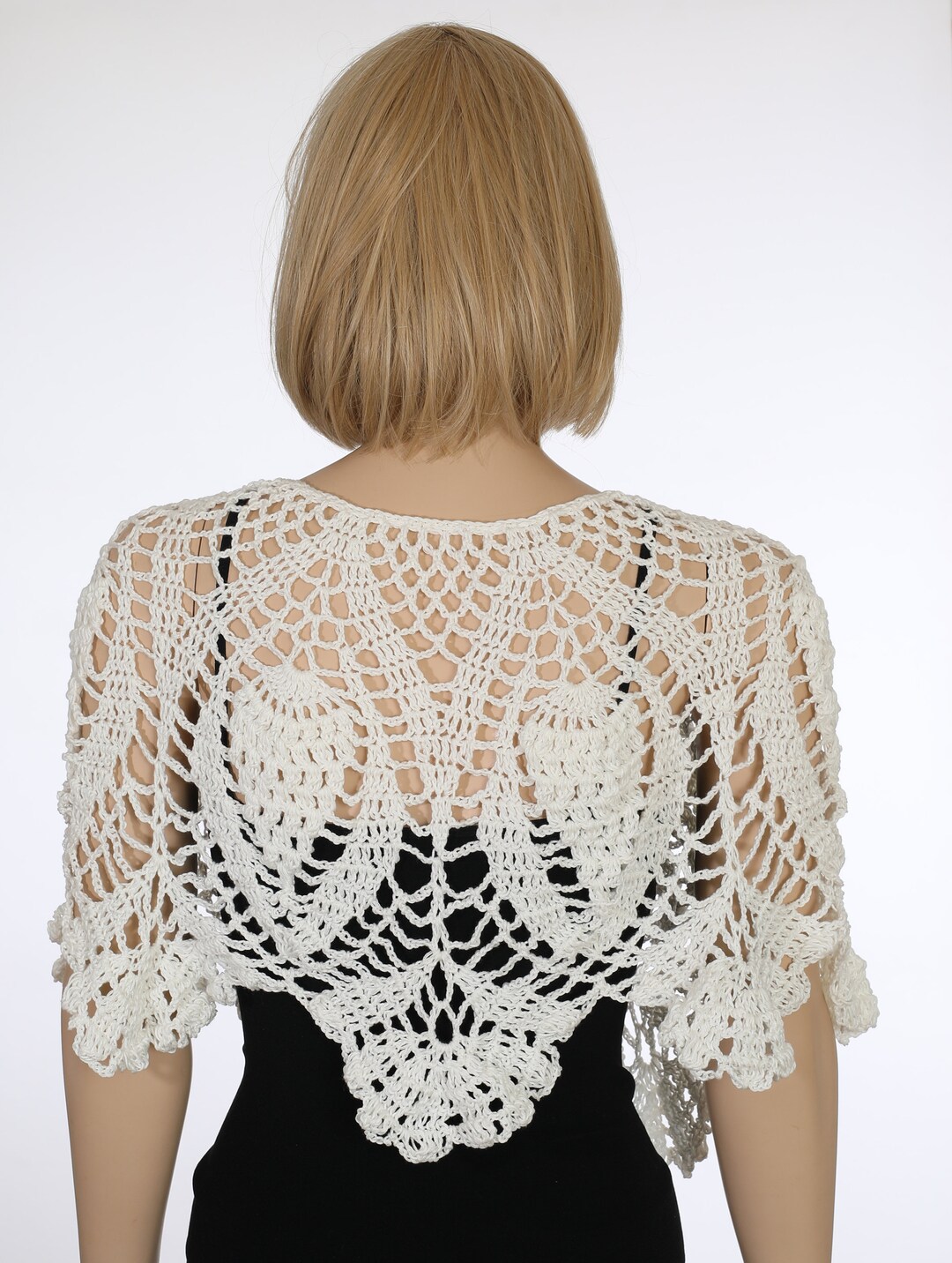 Crochet Shawlette Pattern Shoulder Shawl Pattern Pattern PDF Lace ...