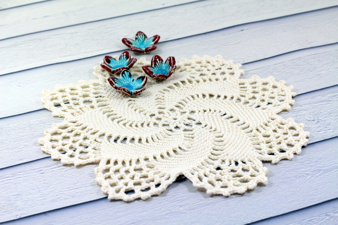 Crochet Round Doily Pattern PDF Tutorial Vintage - Etsy