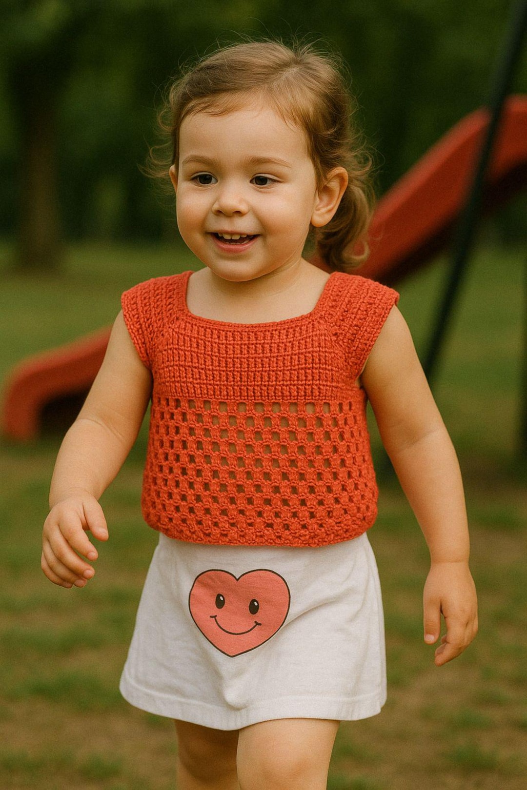 Toddler Girl Crochet Top Pattern, Summer Sleeveless Shirt PDF, Easy ...