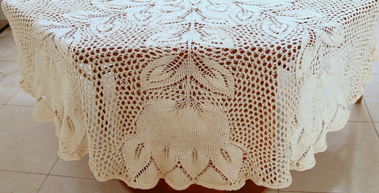 Round Tablecloth Extra Large Tablecloth Pattern Handmade Home - Etsy