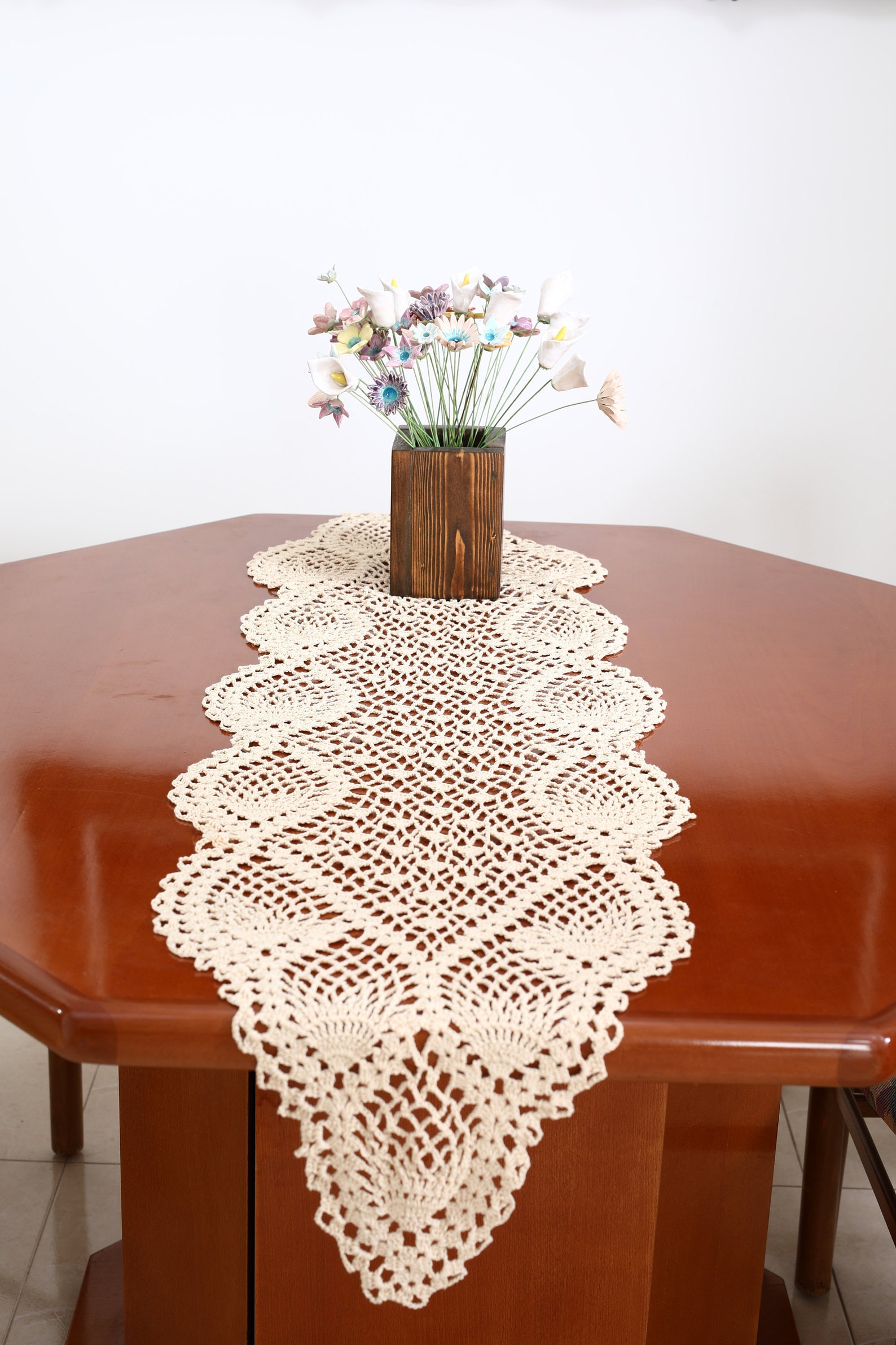 Table Runner Pattern Table Cloth Tutorial Crochet Table Runner - Etsy
