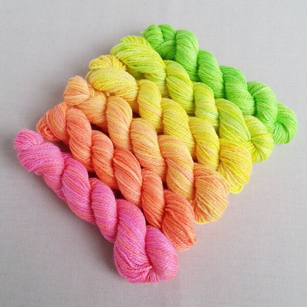 Neon Yellow Yarn - Etsy