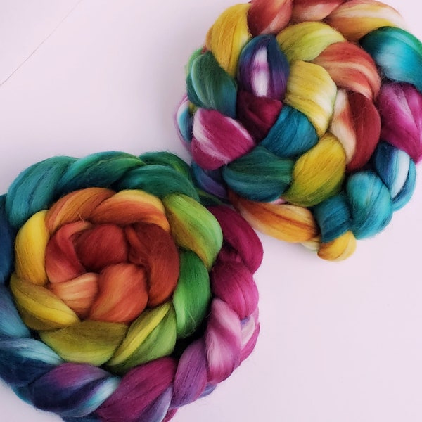 Hand Dyed Roving - Etsy