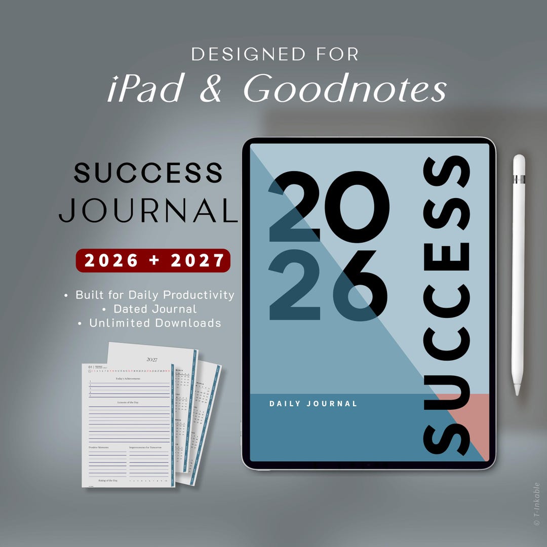 Digital Success Journal 2026–2027 for iPad | Achievement Journal ...