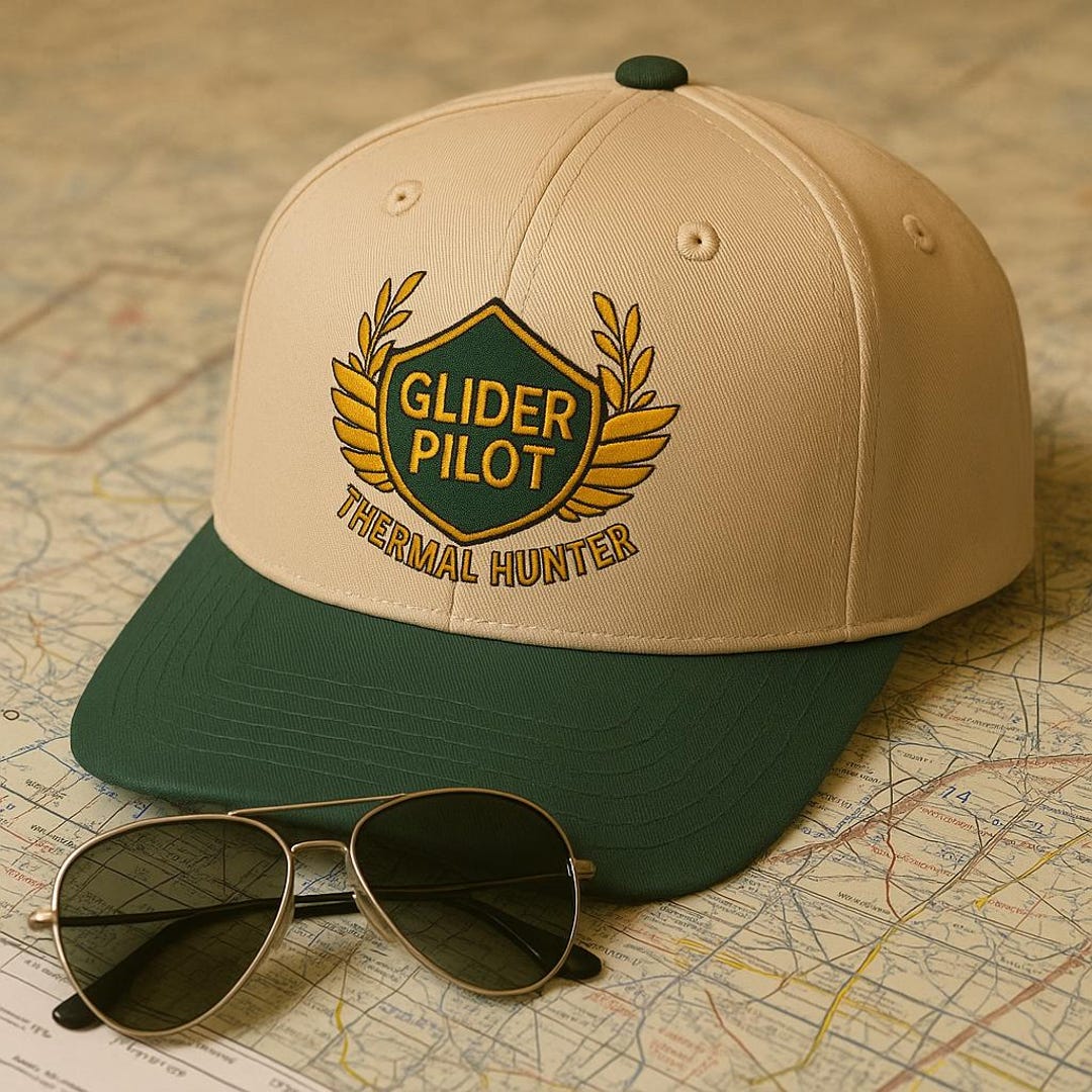 Glider Pilot Thermal Hunter Cap | Printed Logo Baseball Cap - Etsy